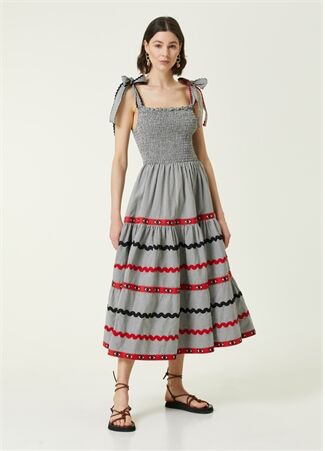 Flora Sardalos Kadın Elbise Siyah Eu