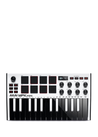 Akai Professional Mpk Mini 3 Klavye Kontrol Cihazı Beyaz Eu Akai Professional Mpk Mini 3 Klavye Kontrol Cihazı Beyaz Eu