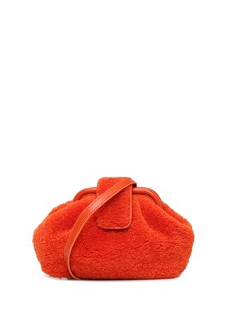 Maven Kadın Eva Mini Turuncu Drapeli Omuz Çantası EU Maven Kadın Eva Mini Turuncu Drapeli Omuz Çantası EU