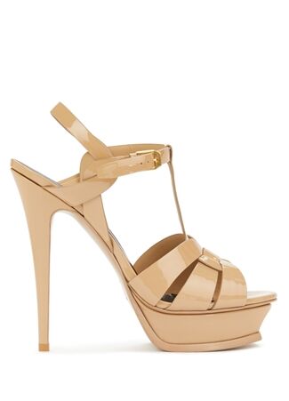 Kadın Tribute Bej Deri Sandalet Pembe 38 EU Kadın Tribute Bej Deri Sandalet Pembe 38 EU