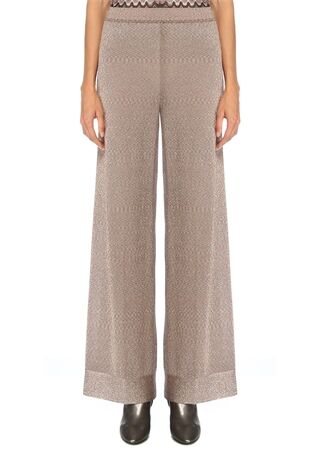 Missoni Kadın Pembe Bol Paça Pantolon 40 IT