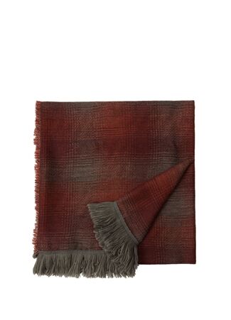 Gaynor Kadın Bordo Ekose Desenli Şal EU Gaynor Kadın Bordo Ekose Desenli Şal EU