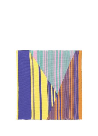 Missoni Kadın Colorblocked Çizgi Desenli Fular EU