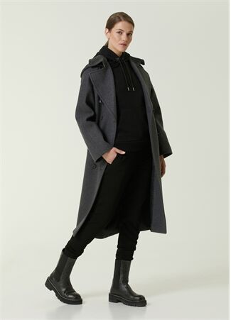 Beymen Club Kadın Siyah Dar Paça Eşofman Altı S EU