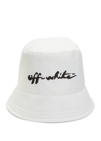 Off-white Kadın Beyaz Logo Baskılı Şapka Eu Off-white Kadın Beyaz Logo Baskılı Şapka Eu