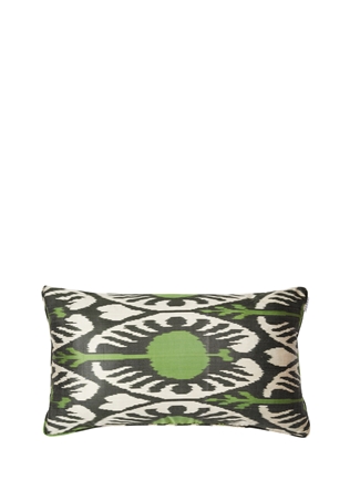 Rb Interiors Yeşil Geometrik Desenli Yastık Çok Renkli Rb Interiors Yeşil Geometrik Desenli Yastık Çok Renkli