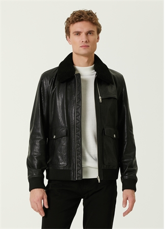 Beymen Club Erkek Siyah Deri Mont L Beymen Club Erkek Siyah Deri Mont L