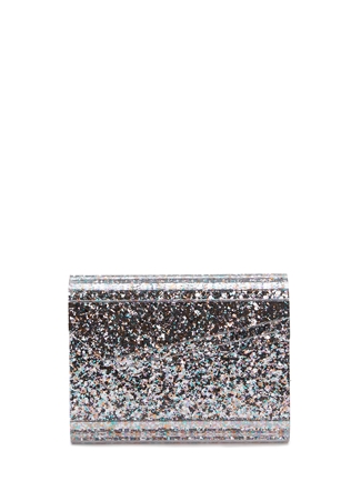 Jimmy Choo Kadın Candy Logolu Parlak Dokulu El Çantası EU Jimmy Choo Kadın Candy Logolu Parlak Dokulu El Çantası EU