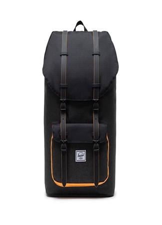 Herschel Erkek Little America Siyah Turuncu Sırt Çantası EU Herschel Erkek Little America Siyah Turuncu Sırt Çantası EU