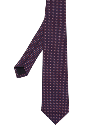 Beymen Collection Erkek Kırmızı Desenli İpek Kravat EU IT Beymen Collection Erkek Kırmızı Desenli İpek Kravat EU IT