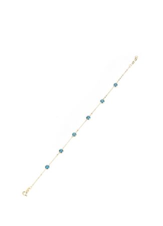 Collection Kadın Nazar Boncuklu Altın Rengi Bileklik EU Collection Kadın Nazar Boncuklu Altın Rengi Bileklik EU