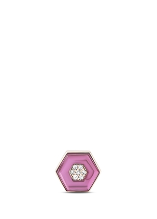 Bee Goddess Kadın Honey Altıgen Formlu Altın Rengi Küpe Pembe EU Bee Goddess Kadın Honey Altıgen Formlu Altın Rengi Küpe Pembe EU