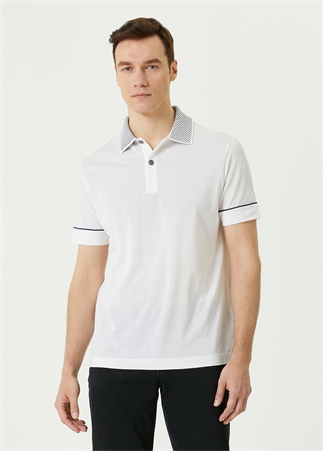 Kiton Erkek Beyaz Polo Yaka T-shirt M Eu Kiton Erkek Beyaz Polo Yaka T-shirt M Eu
