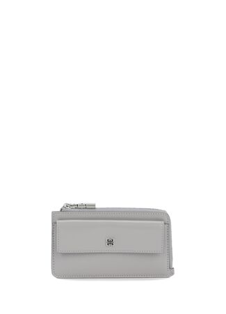 Givenchy Kadın 4G Gri Deri Cüzdan EU