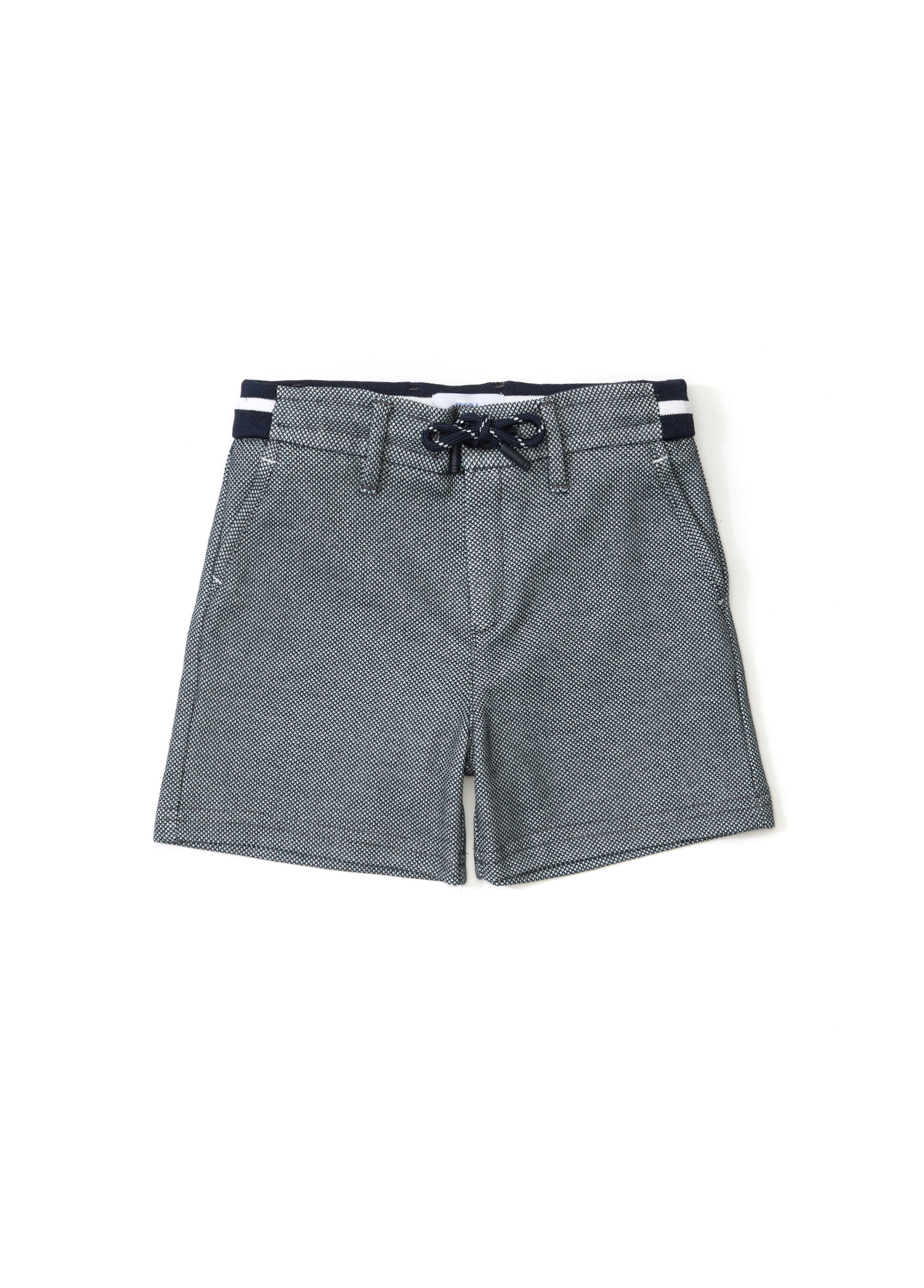 Fiji - Indigo Pike Textured Boy Bermuda