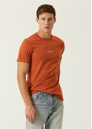 Les Deux Erkek Kiremit Logo Baskılı Basic T-shirt Kırmızı S EU Les Deux Erkek Kiremit Logo Baskılı Basic T-shirt Kırmızı S EU