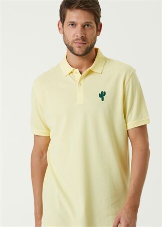 John Frank Erkek Identity Sarı Polo Yaka T-shirt S EU John Frank Erkek Identity Sarı Polo Yaka T-shirt S EU