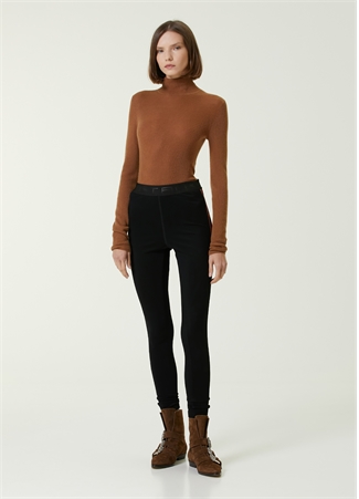 Etro Kadın Siyah Logo Bantlı Tayt 42 IT Etro Kadın Siyah Logo Bantlı Tayt 42 IT