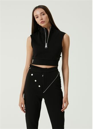 Lol Kadın Winnie Siyah Dik Yaka Sweatshirt S/M EU