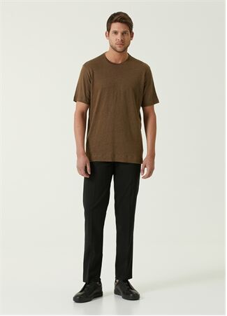 Sandro Erkek Siyah Beli Lastikli Yün Pantolon 38 IT Sandro Erkek Siyah Beli Lastikli Yün Pantolon 38 IT