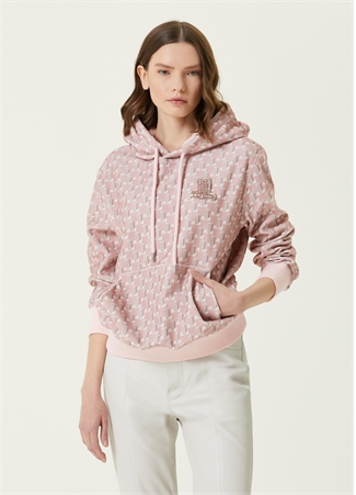 Lanvin Kadın Pembe Kapüşonlu Logolu Sweatshirt Xs Eu Lanvin Kadın Pembe Kapüşonlu Logolu Sweatshirt Xs Eu