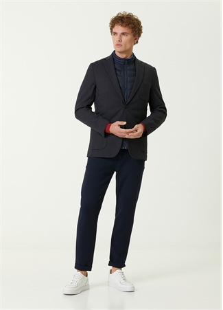 Beymen Club Erkek Lacivert Beli Kordonlu Chino Pantolon 46 Beymen Club Erkek Lacivert Beli Kordonlu Chino Pantolon 46