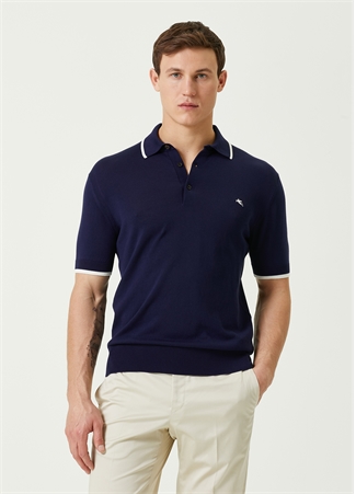 Etro Erkek Lacivert Polo Yaka Kısa Kol Triko M EU Etro Erkek Lacivert Polo Yaka Kısa Kol Triko M EU