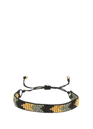 Beadberry Kadın Colorblocked Boncuklu Bileklik EU