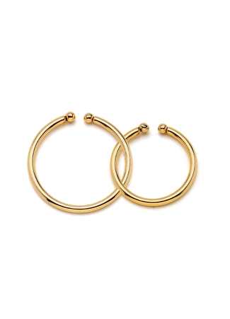 Mon Reve Kadın Listo Halka Formlu Altın Rengi Kaplama Küpe EU Mon Reve Kadın Listo Halka Formlu Altın Rengi Kaplama Küpe EU