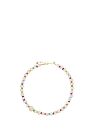 Sol By Studio Kadın Colorblocked Boncuklu Kolye EU