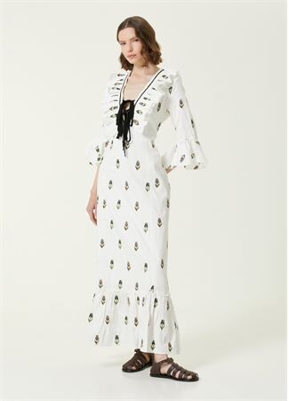 Lug Von Siga Kadın Elbise Beyaz 38 Eu