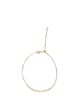 Collection Kadın Taş Detaylı Altın Rengi Bileklik EU