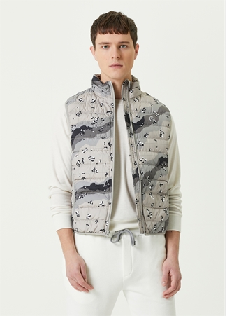 Billionaire Boys Club Erkek Gri Leopar Desenli Logolu Dış Yelek S EU Billionaire Boys Club Erkek Gri Leopar Desenli Logolu Dış Yelek S EU