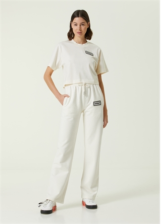 Off-White Kadın Ekru Beli Kordonlu Logolu Eşofman Altı Bej XS EU Off-White Kadın Ekru Beli Kordonlu Logolu Eşofman Altı Bej XS EU