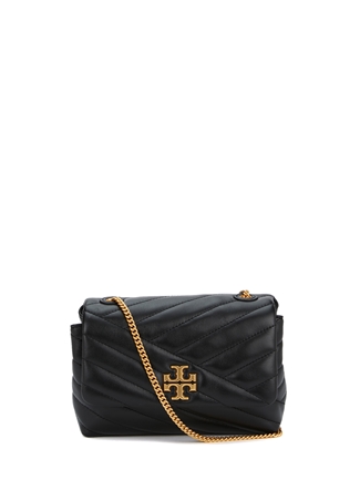 Tory Burch Kadın Siyah Logo Detaylı Deri Çanta EU Tory Burch Kadın Siyah Logo Detaylı Deri Çanta EU
