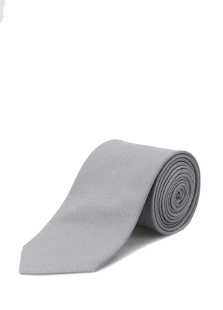 Beymen Club Erkek Gri Dokulu İpek Kravat EU