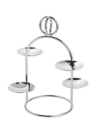 Ercuis Latitude Silver 4lü Makaron Standı Çok Renkli Ercuis Latitude Silver 4lü Makaron Standı Çok Renkli