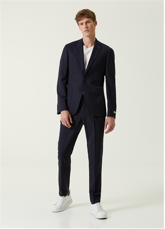 Beymen Collection Erkek Drop 8 Lacivert Yün Travel Takım Elbise 48 IT Beymen Collection Erkek Drop 8 Lacivert Yün Travel Takım Elbise 48 IT