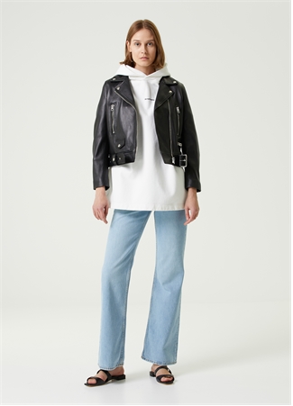 Acne Studios Kadın Mavi Yüksek Bel Jean Pantolon 24 US Acne Studios Kadın Mavi Yüksek Bel Jean Pantolon 24 US