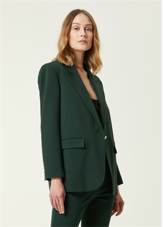 Beymen Collection Kadın Yeşil Rahat Kesim Ceket 34 EU Beymen Collection Kadın Yeşil Rahat Kesim Ceket 34 EU