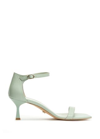 Divarese Kadın Yeşil Deri Sandalet 36 EU