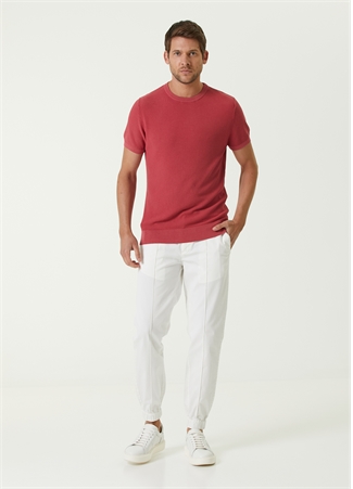 Beymen Club Erkek Beyaz Beli Kordonlu Jogger Pantolon 54 Beymen Club Erkek Beyaz Beli Kordonlu Jogger Pantolon 54