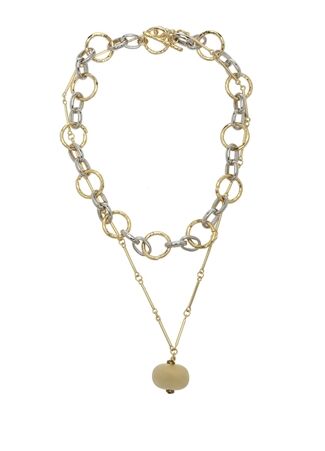 Beymen Collection Kadın Halka Zincirli Kolye Altın Rengi EU