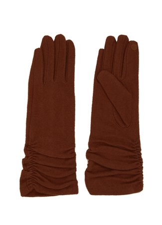 Beymen Club Kadın Kiremit Pilili Yün Eldiven Kırmızı EU