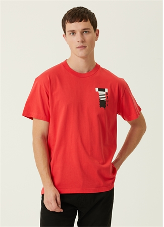 Deus Ex Machina Erkek Kırmızı Logolu Basic T-shirt M EU Deus Ex Machina Erkek Kırmızı Logolu Basic T-shirt M EU