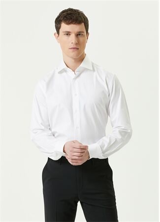 Corneliani Erkek Beyaz Gömlek 39 IT