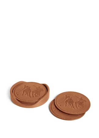 Ralph Lauren Home Garrett Taba Deri Bardak Altlığı Çok Renkli Ralph Lauren Home Garrett Taba Deri Bardak Altlığı Çok Renkli