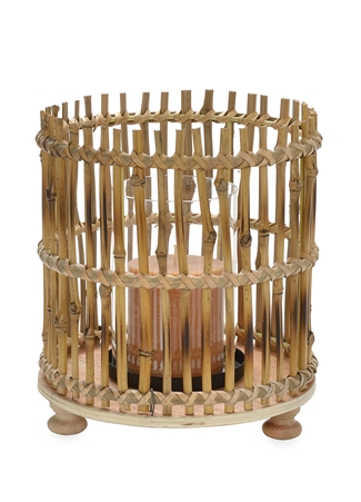 Andrea House Bej Kafes Formlu Bambu Mumluk Andrea House Bej Kafes Formlu Bambu Mumluk