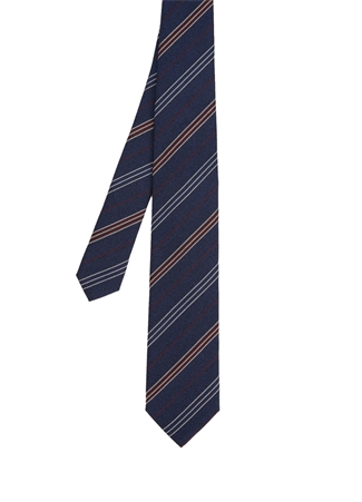 Palzileri Lab Erkek Lacivert Verev Çizgili Kravat EU