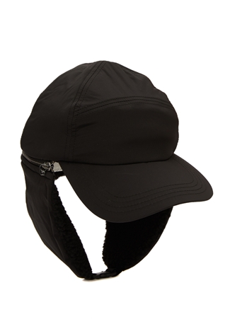 Academia Kadın Siyah Kulak Detaylı Şapka EU Academia Kadın Siyah Kulak Detaylı Şapka EU
